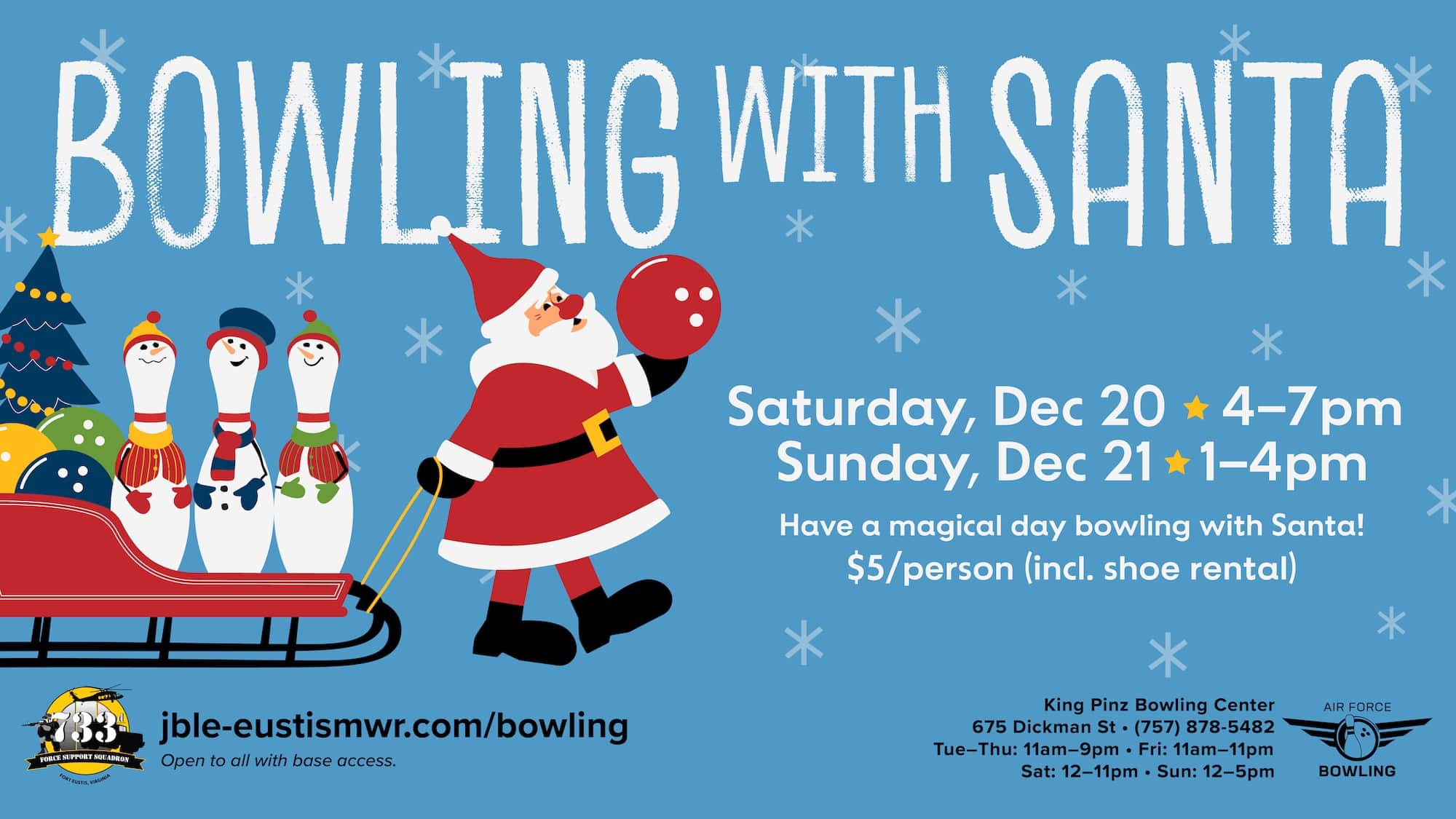 King Pinz Bowling Center | Joint Base Langley-Eustis